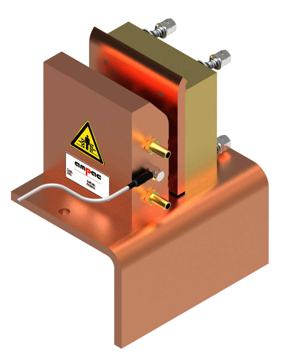 Pneumatic high-current contacts for electrolysis and eloxal technology ...